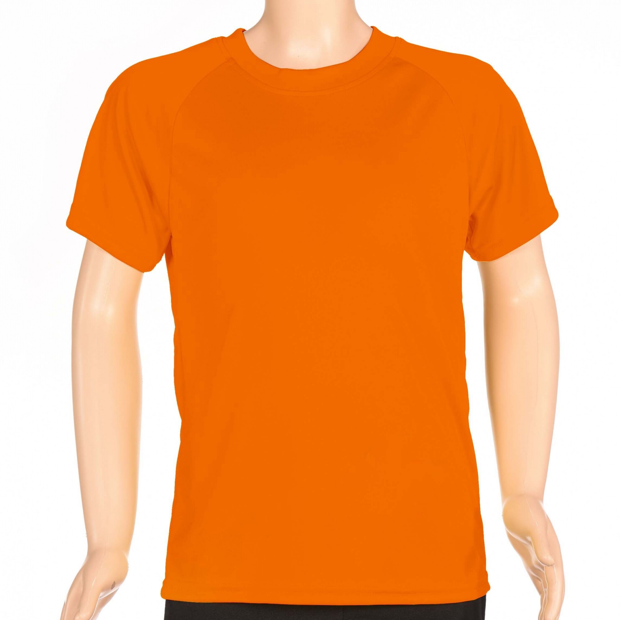 Remera Dry Fit - naranja fluor — TextilShop