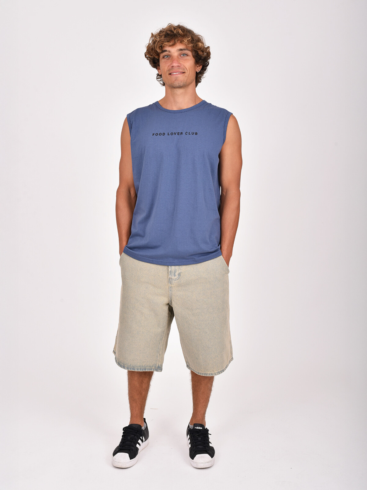 MUSCULOSA LEOR - AZUL OSCURO — Guapa - Paprika