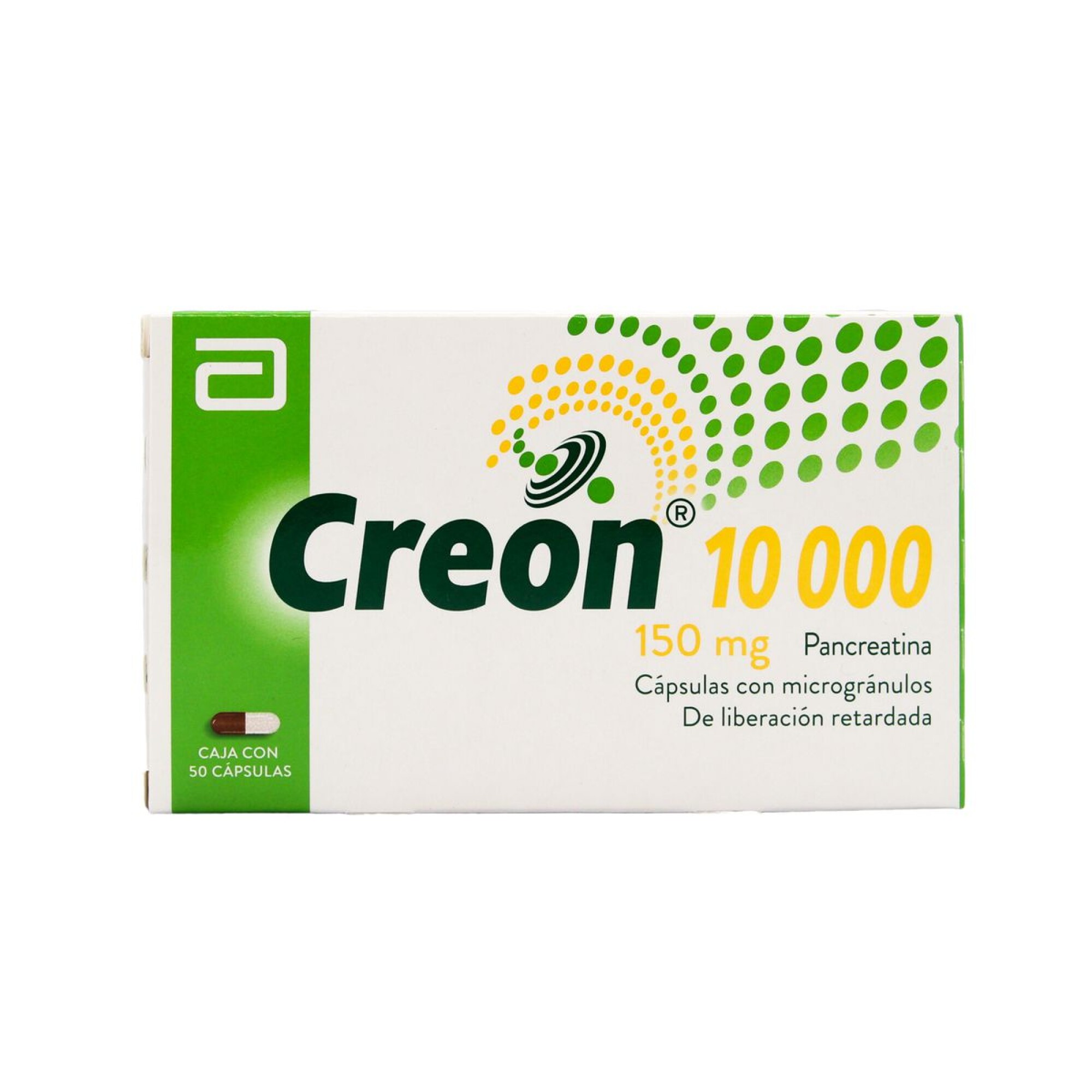 CREON 10.000 CJ X 50 CÁPS. — Farmacenter
