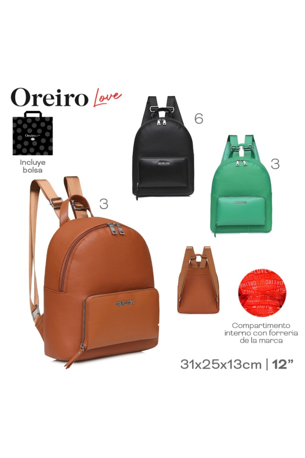 Mochila Las Oreiro - Negro — Canva Store