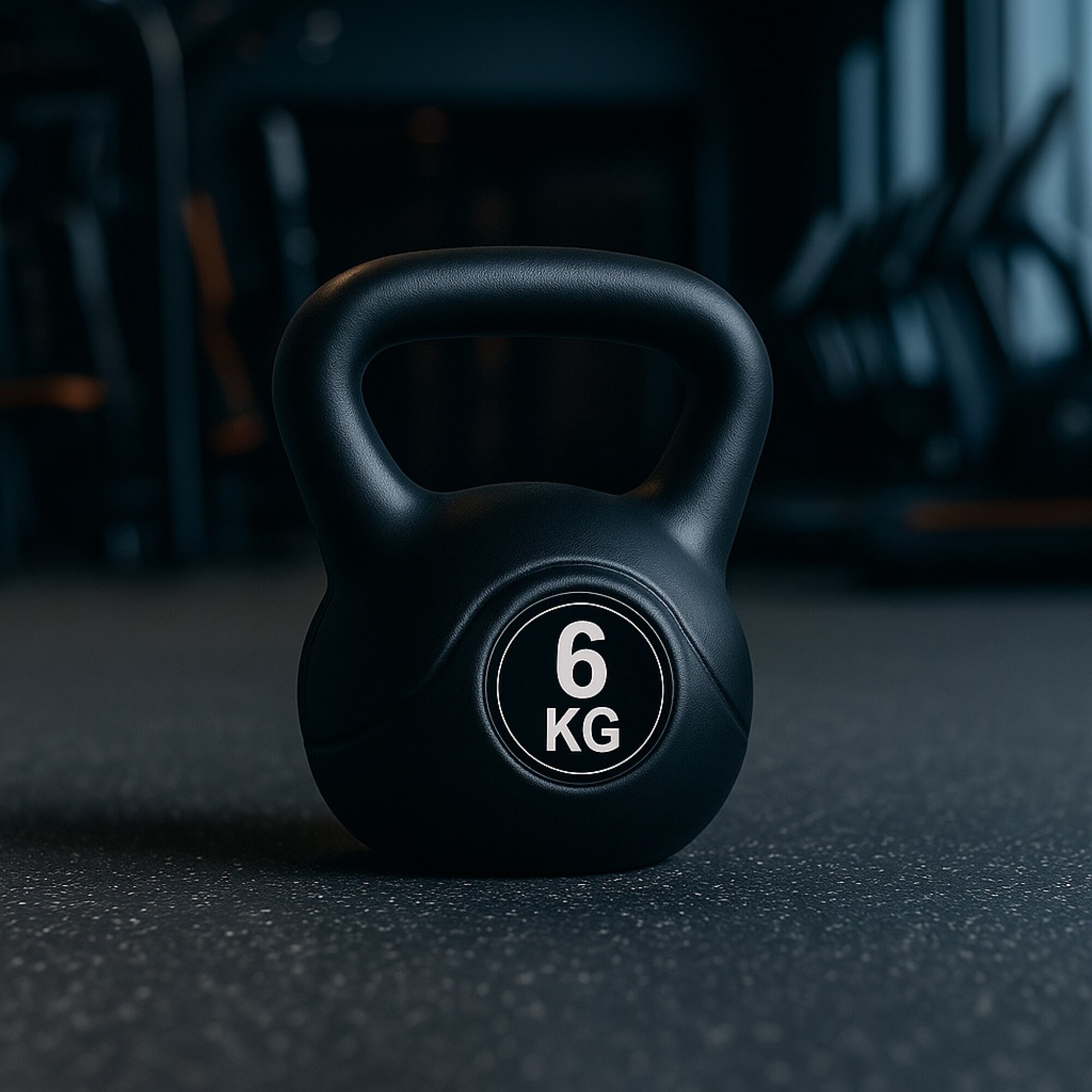 PESA RUSA RECUNIERTA PVC 6KG - NEGRO — Todolandia