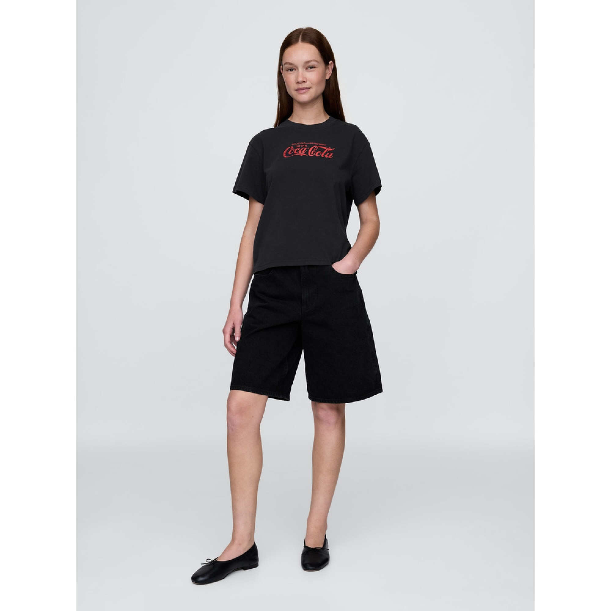 GRAPHICS 3PL - SS EDITOR TEE COCA COLA - WASHED BLACK — Sallustro