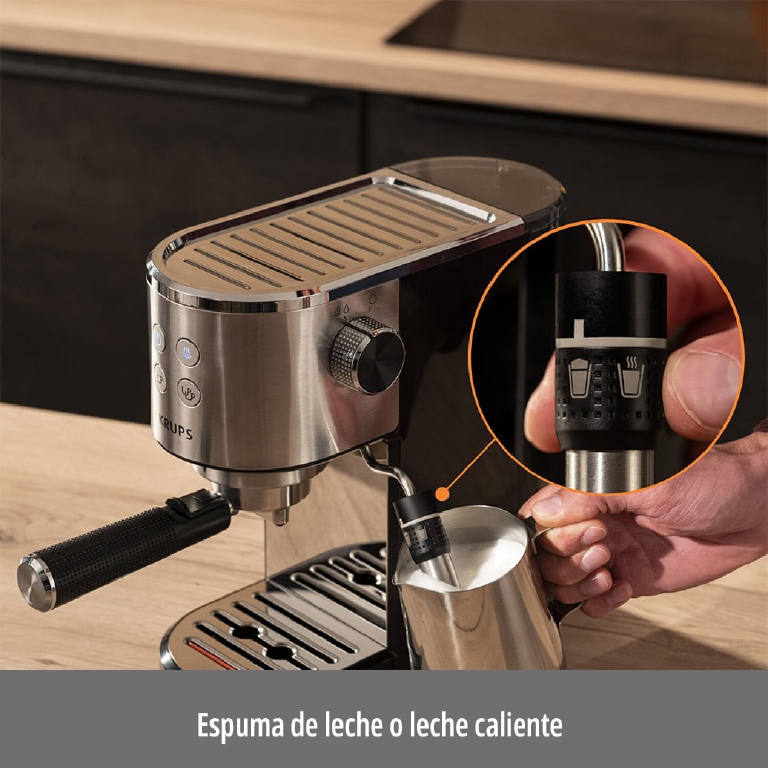 Cafetera Espresso Virtuoso Steam & Pump Krups — BBVA