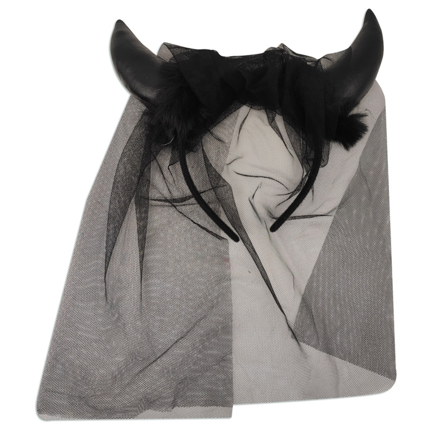 Accesorio para disfraz Tiara con velo y cuernos Devil — Universo Binario