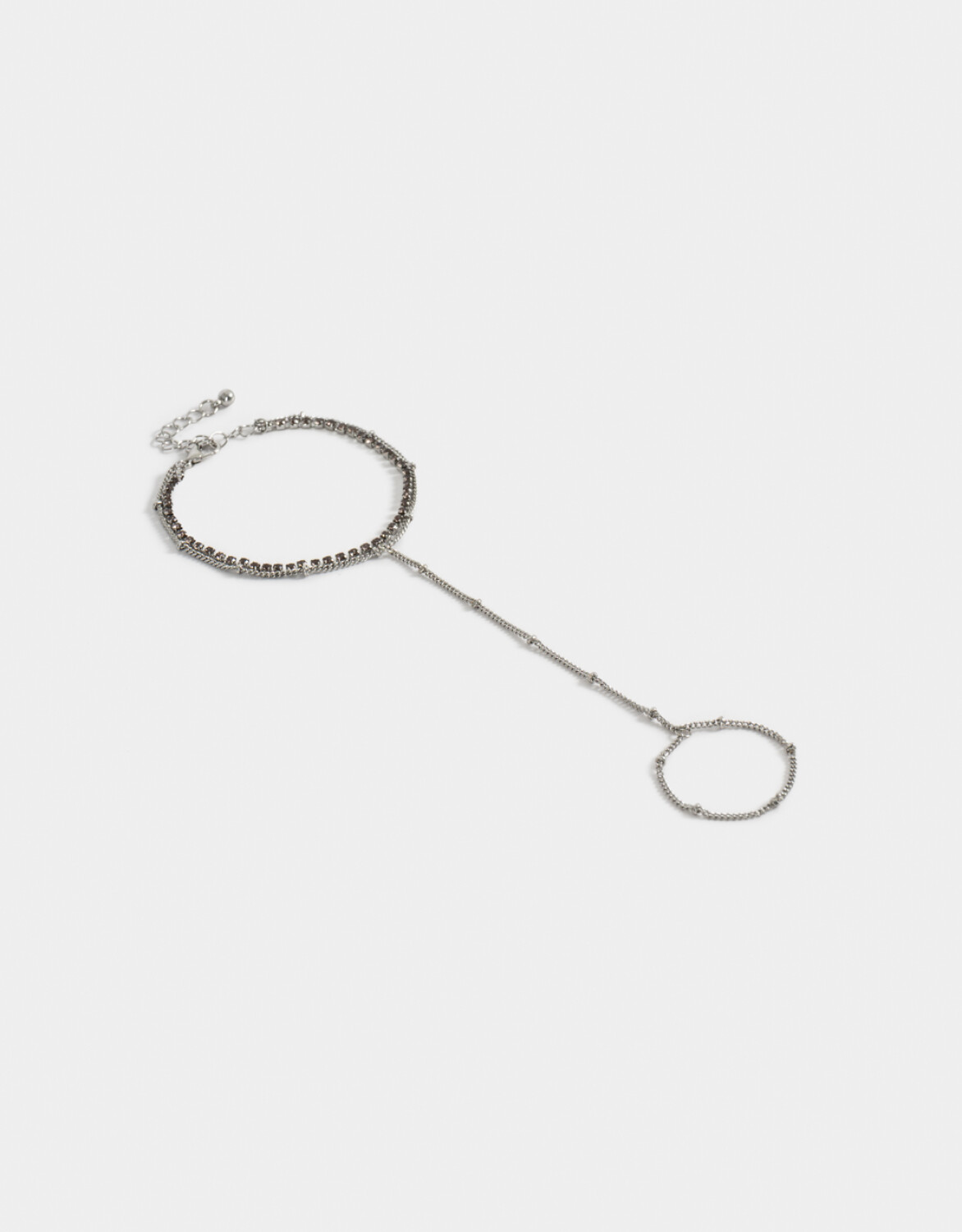Pulsera Flexible Con Anillo Unido — Todomoda