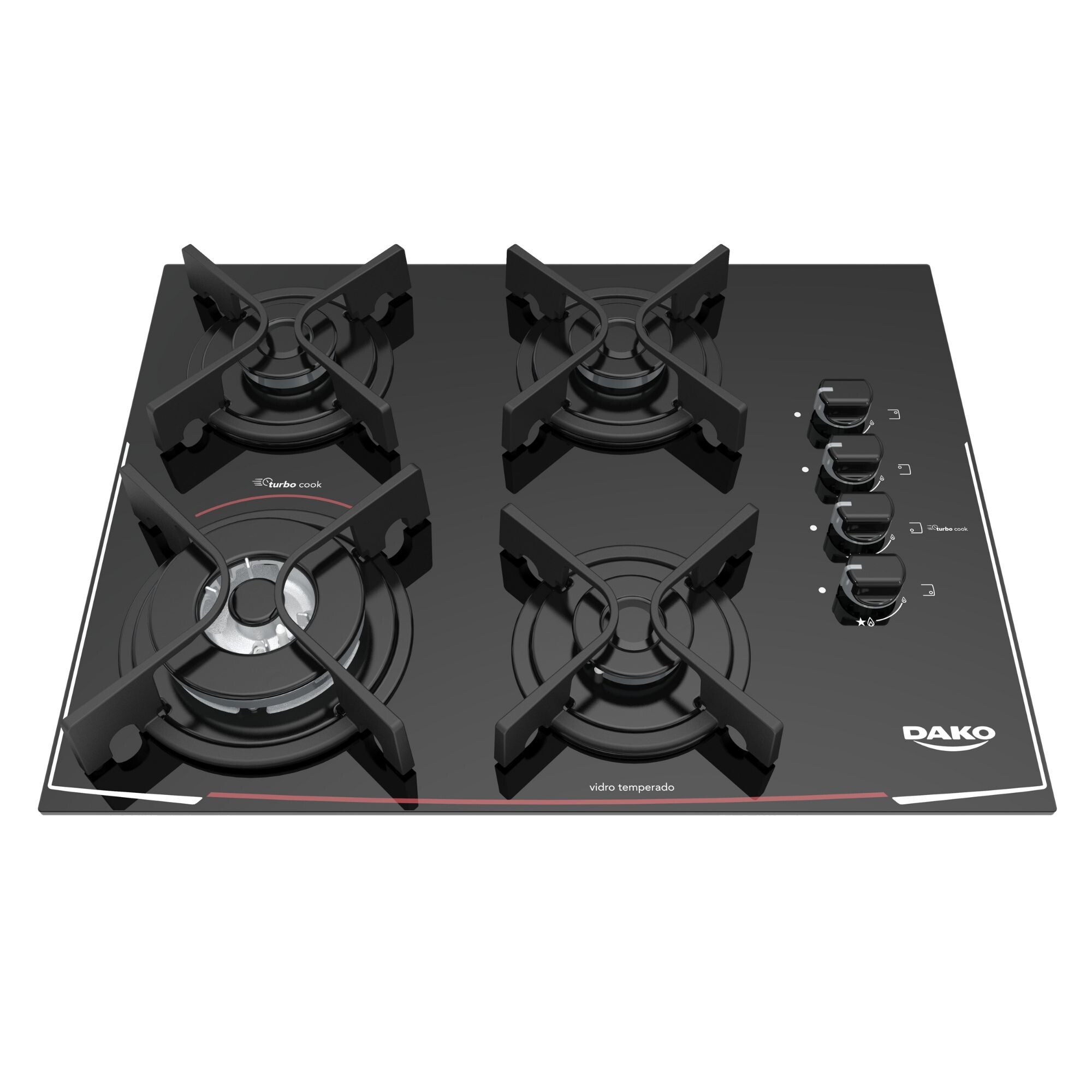 Anafe Dako 4H Glass a Gas 1630 — Bristol