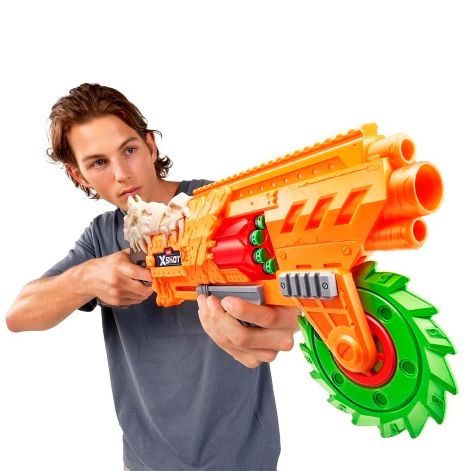 Pistola X-shot Insanity Horrorfire Doomsday+16 Dardos — El Rey del ...