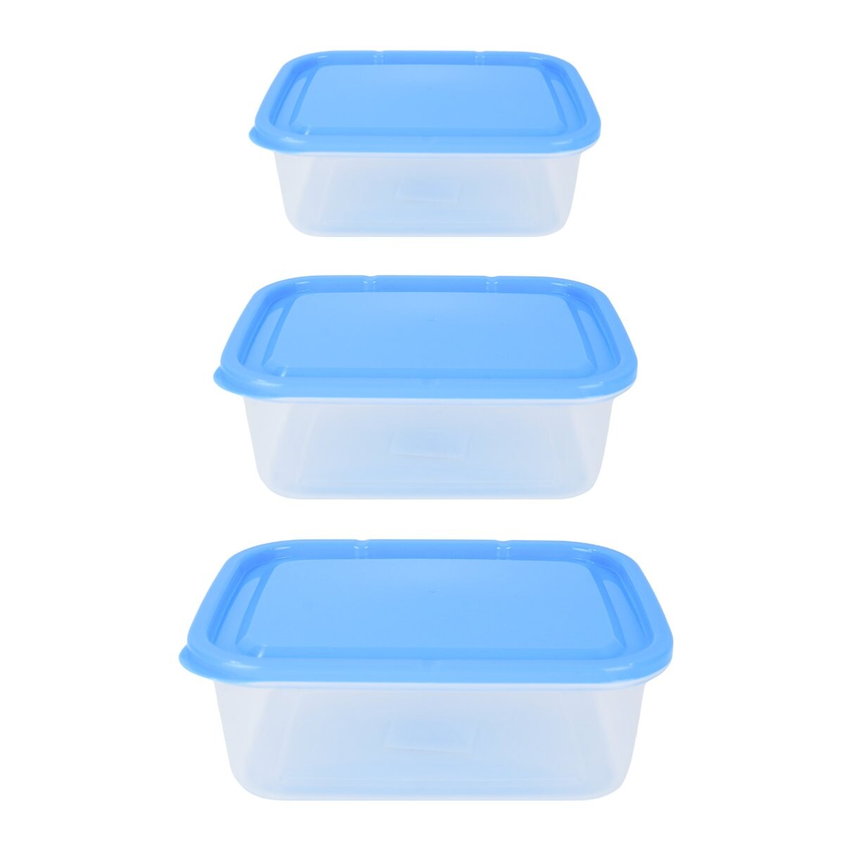 Set de 3 recipientes de plastico Haixing — El Clon