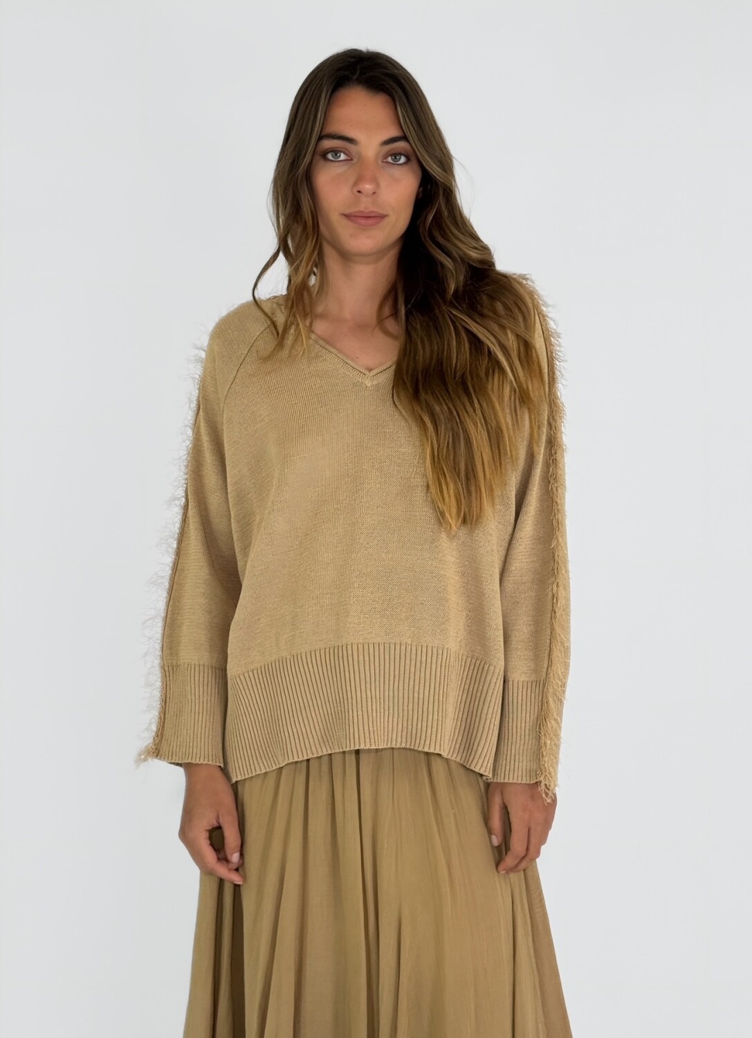 SWEATER LINO DUNA - CAMEL — Panthai