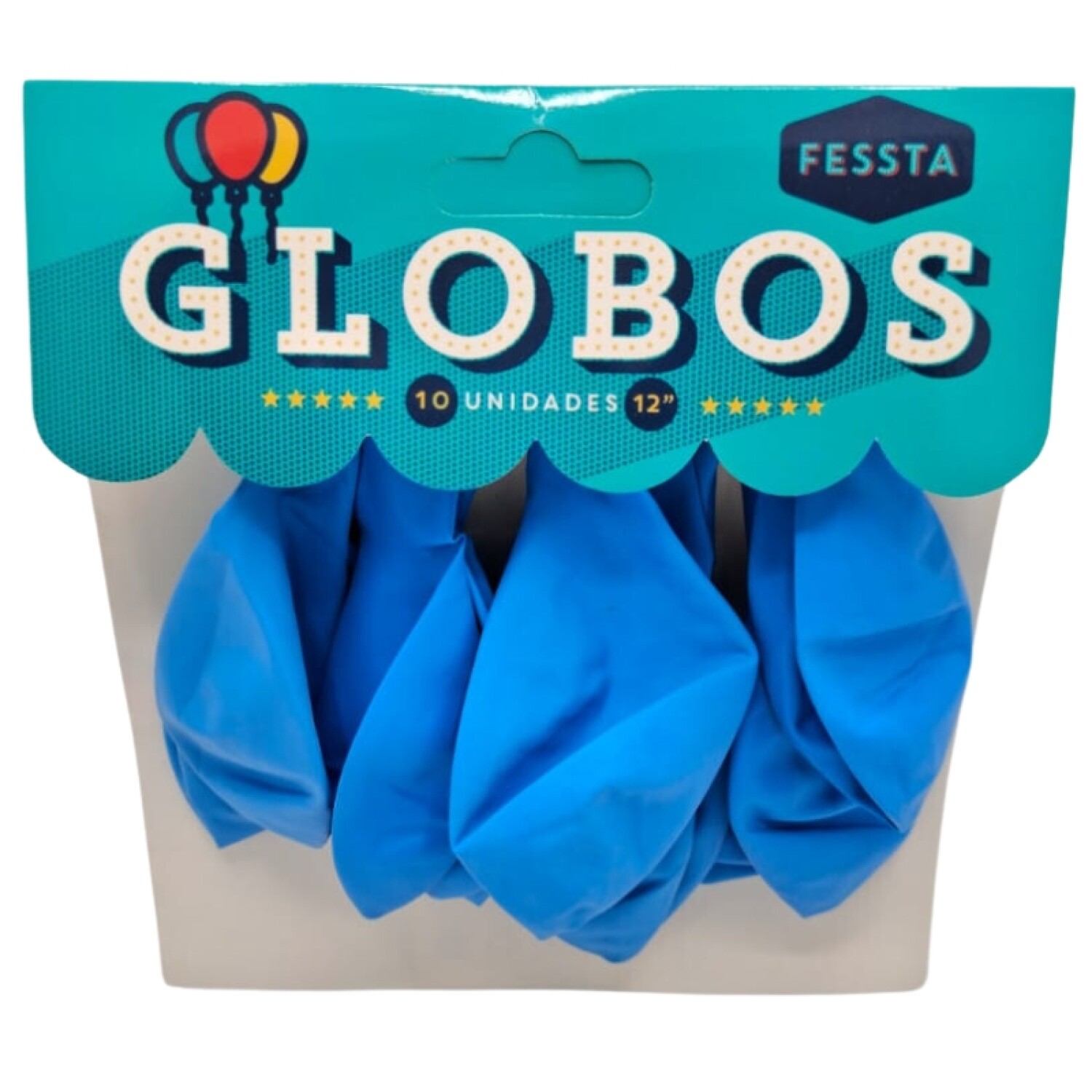 Globos X10 Tamaño R12 - Celeste — Casa Fessta