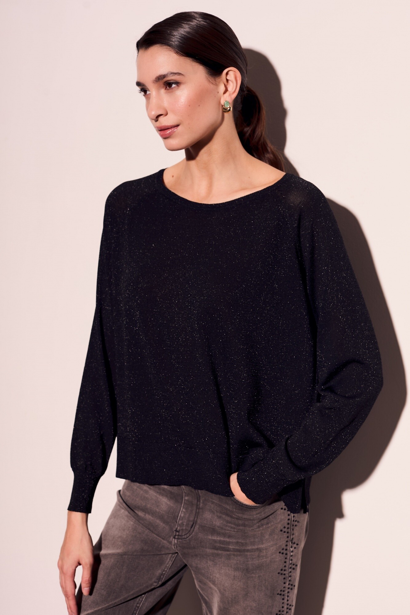 Sweater Lurex - Negro — Lemon