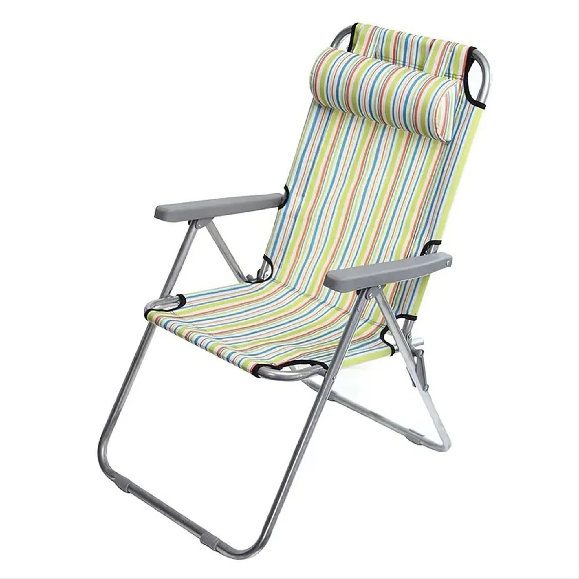 Silla Reclinable 3 Posiciones Pleg Con Almohada Hasta 100kg ...