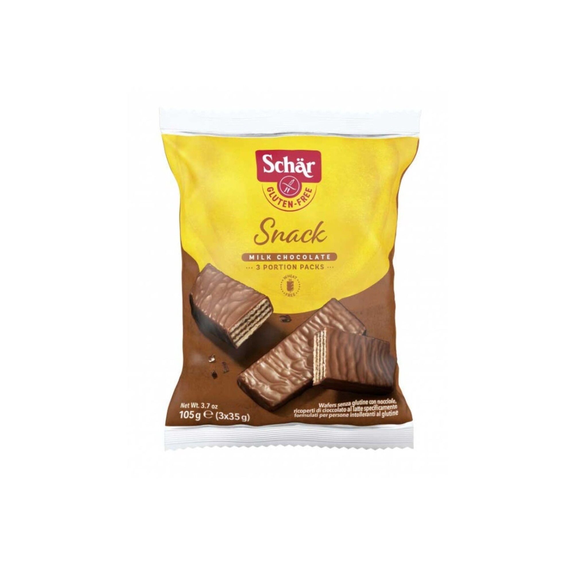 Galletas Waffle Snack De Chocolate Sin Gluten Schar 105g — La Molienda