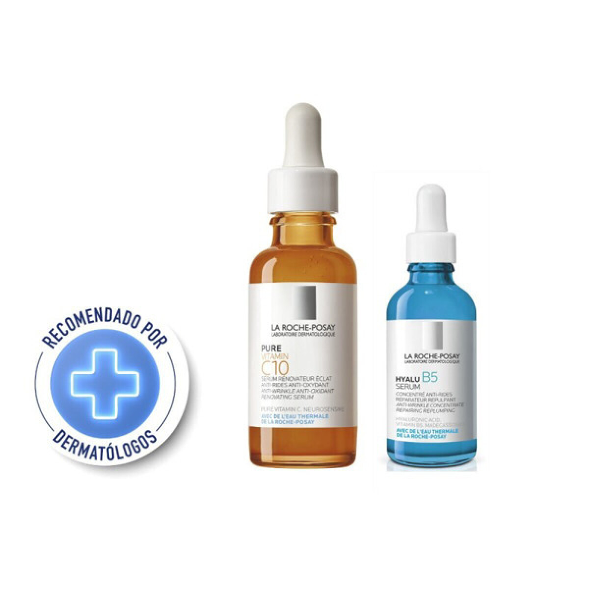 Hyalu B5 Serum 30ml+pure Vitamin C Serum 10ml La Roche Posay — Farmacia Parque Miramar