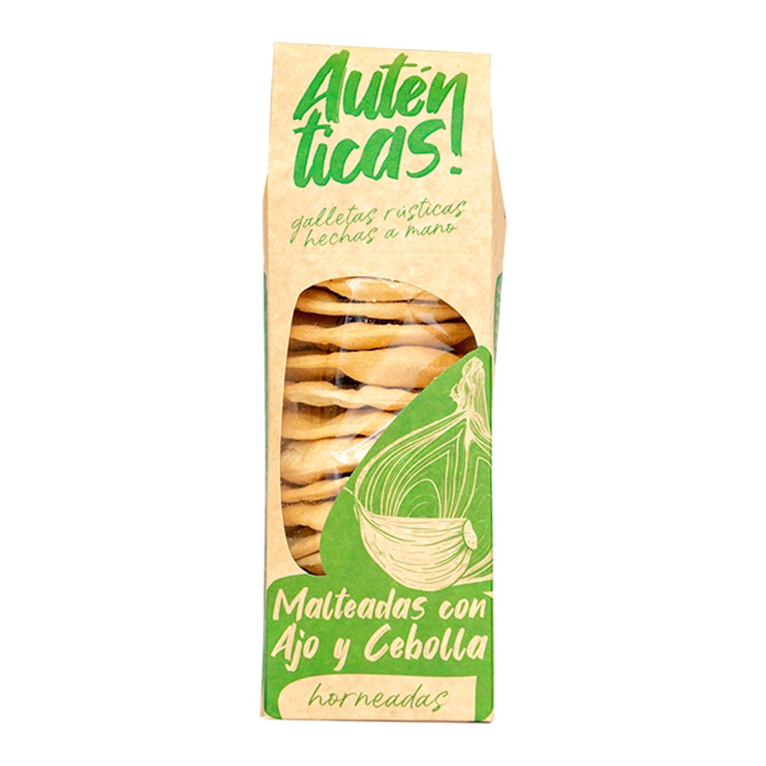 Galletas Malteadas Con Ajo Y Cebolla Autenticas Sin Sal — La Molienda