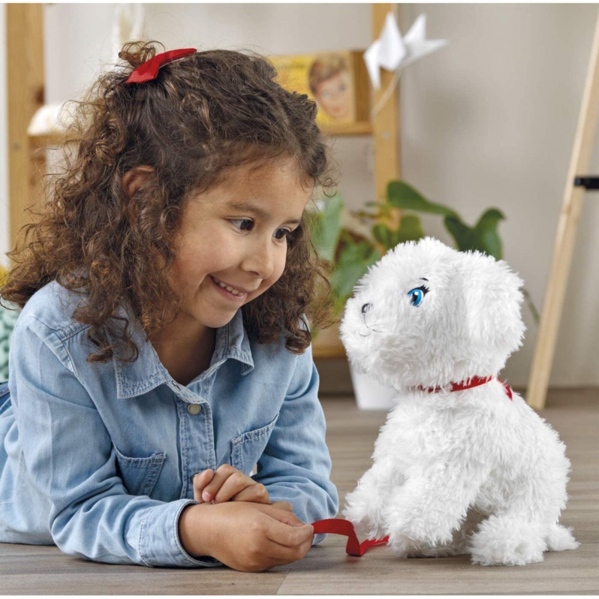 Peluche Interactivo Perro Angie Animado 60 Reacciones Niños — Atrix