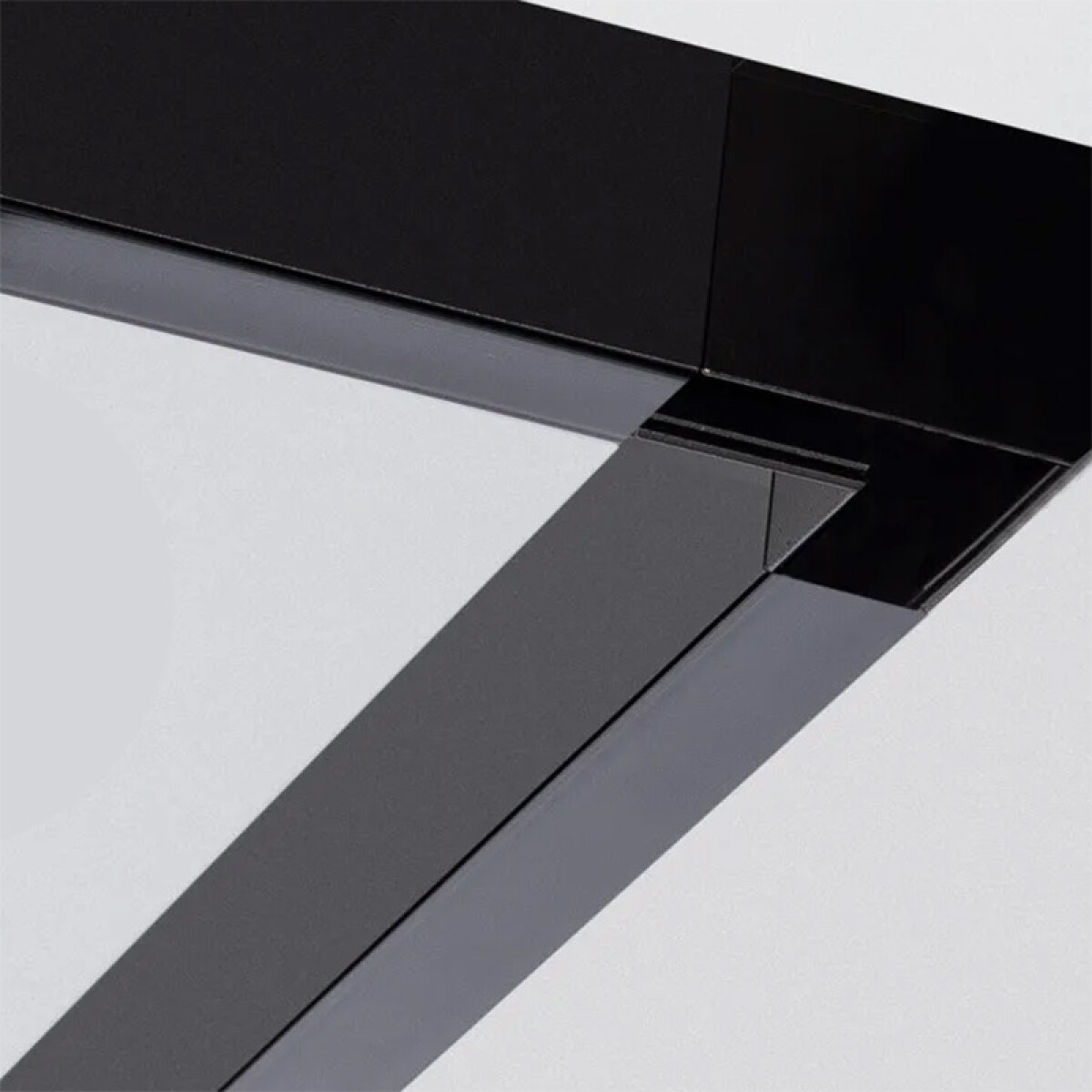 Adaptador Esquinero horizontal para Riel Magnetico de Adosar — Unilux