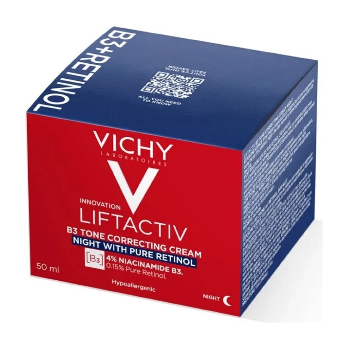 Crema Vichy Liftactiv B3 Retinol Noche 50 Ml. — Farmacia El túnel