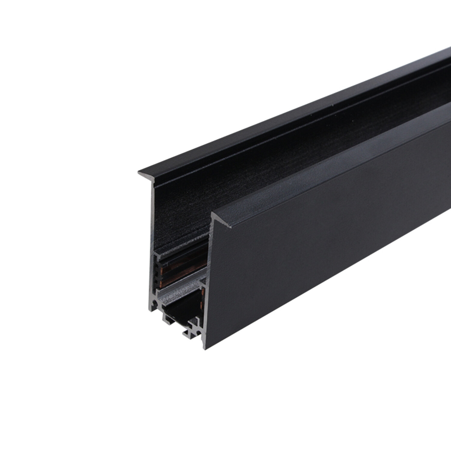Riel magnético de 1 metro, negro, para embutir - IX4305 — Fivisa