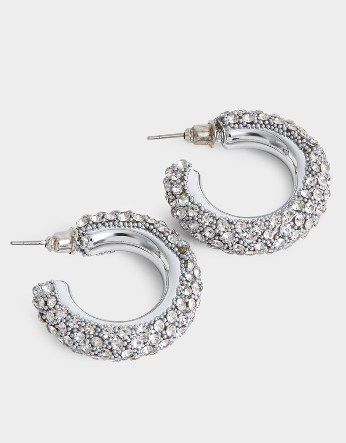 Aros Argolla Con Strass — Todomoda