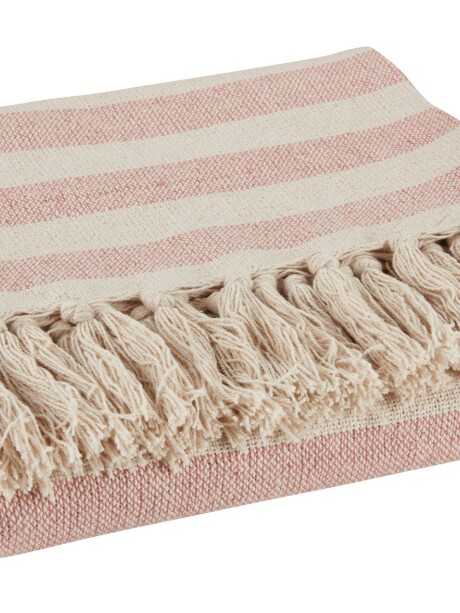 Manta throw AMASONLILJE 130x170 rosa/beige — JYSK
