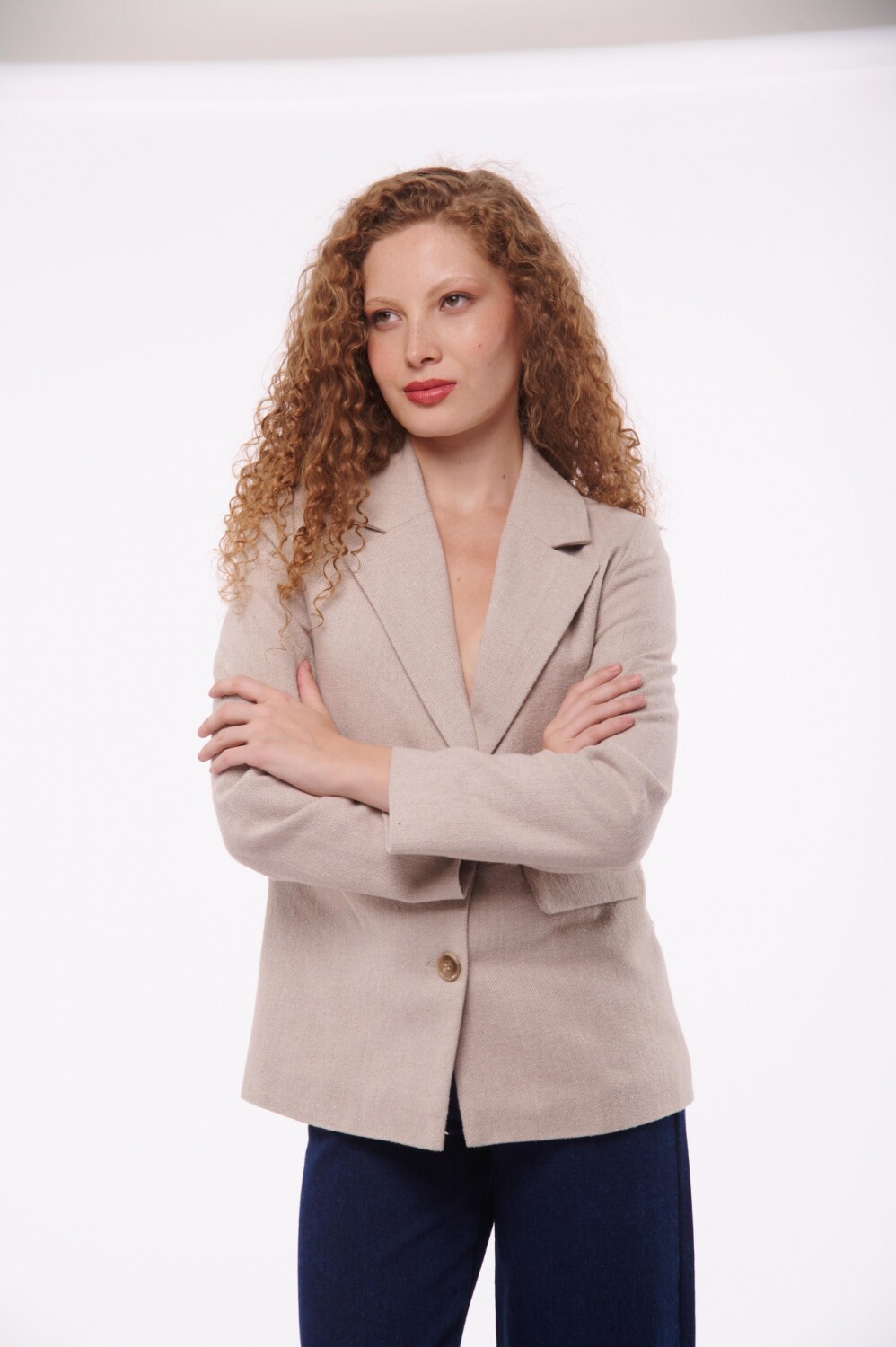 BLAZER FANA - BEIGE — Minot