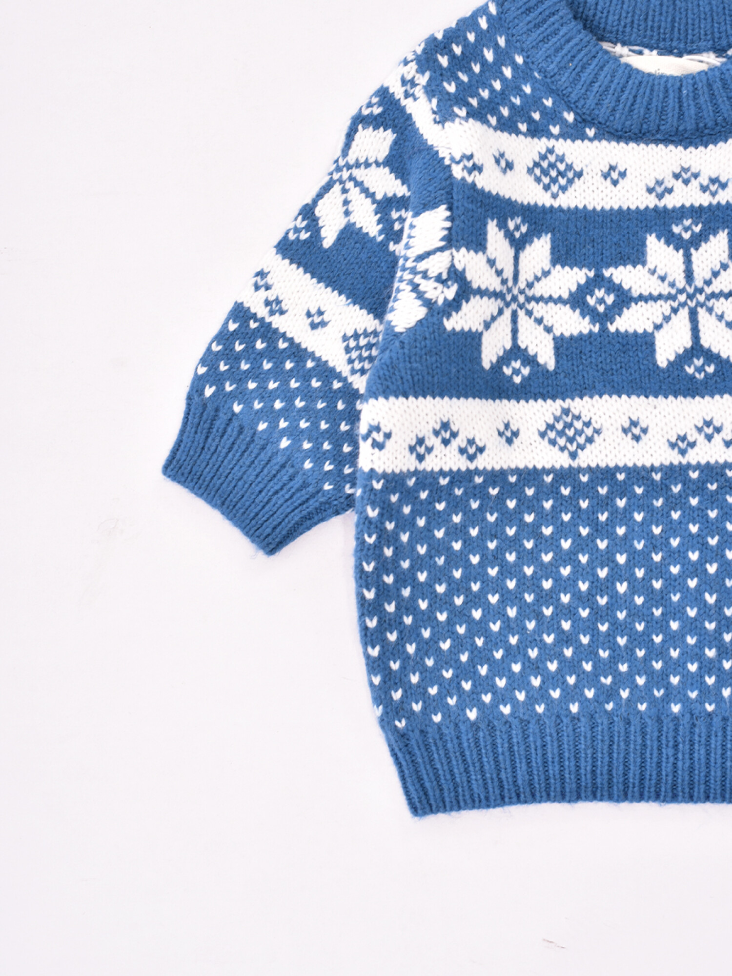 BUZO TEJIDO BARI - AZUL — Guapa