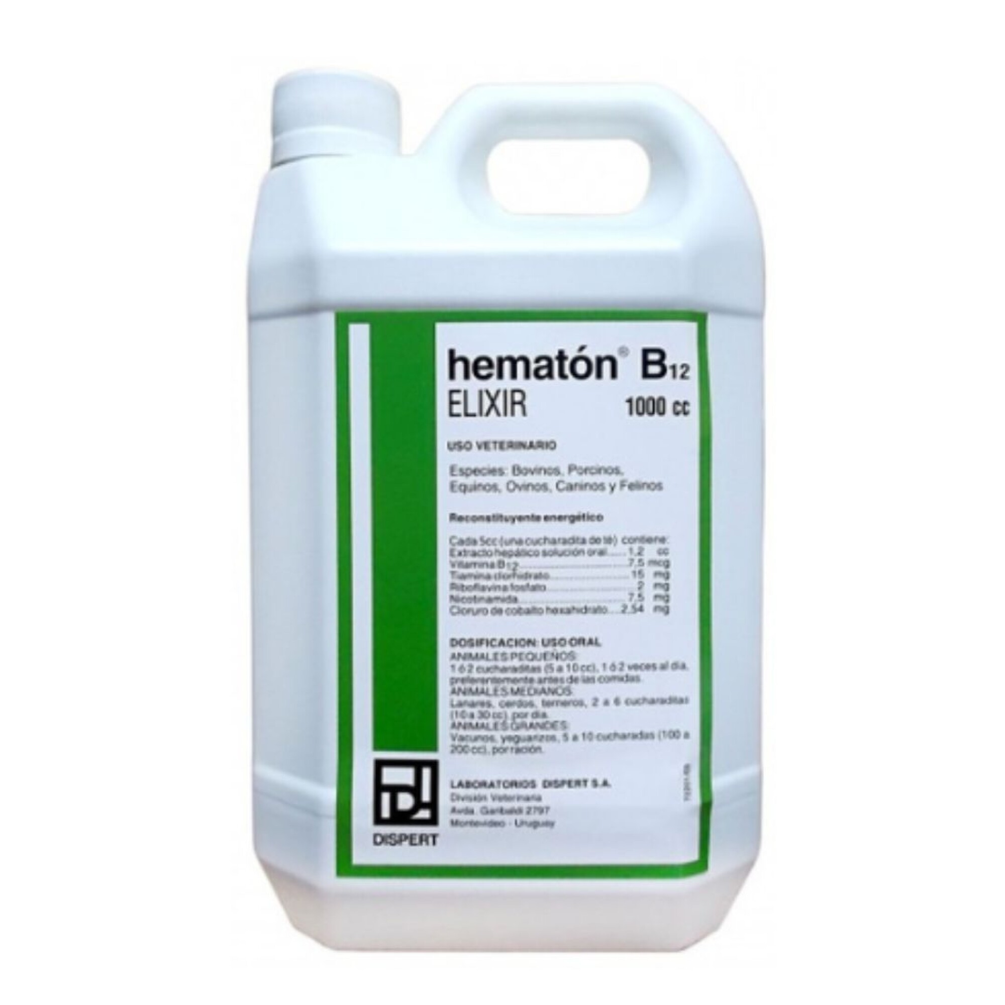 Hematon B12 Elixir * 1 Lt — Vet. Las Garzas