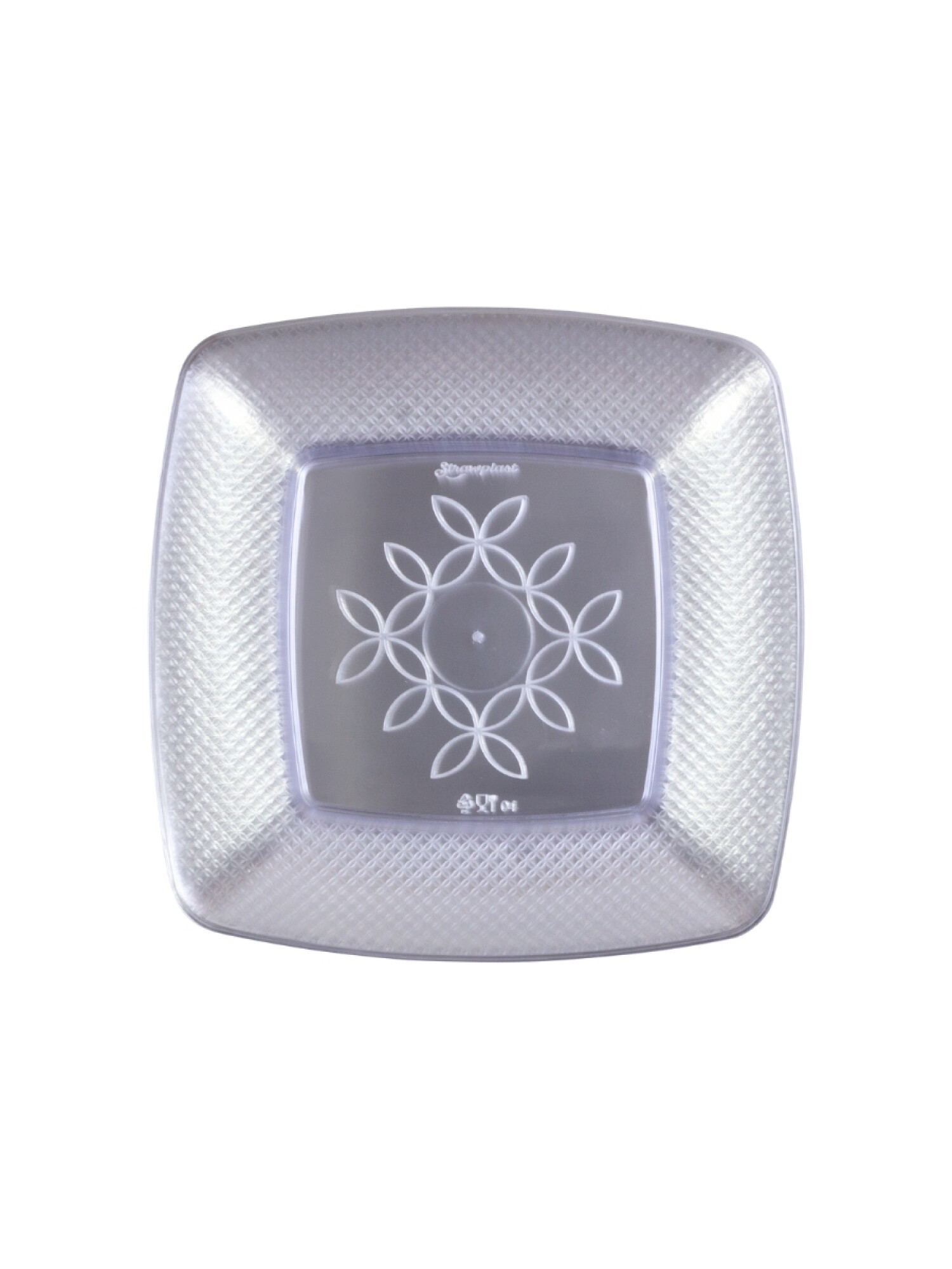 PLATOS CUADRADOS 15cm - cristal — Baldivia