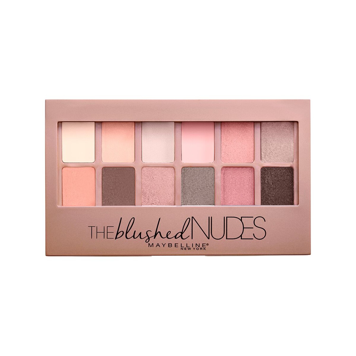 MAYBELLINE THE BLUSHED NUDES SOM.PAL X12 — Farmacenter