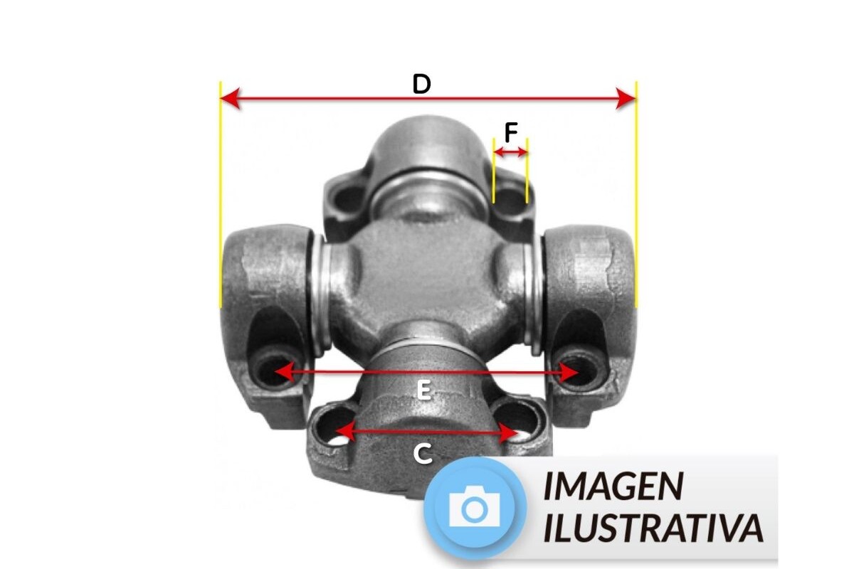 CRUCETA C:33.3mm D:79mm — Larrique Rulemanes