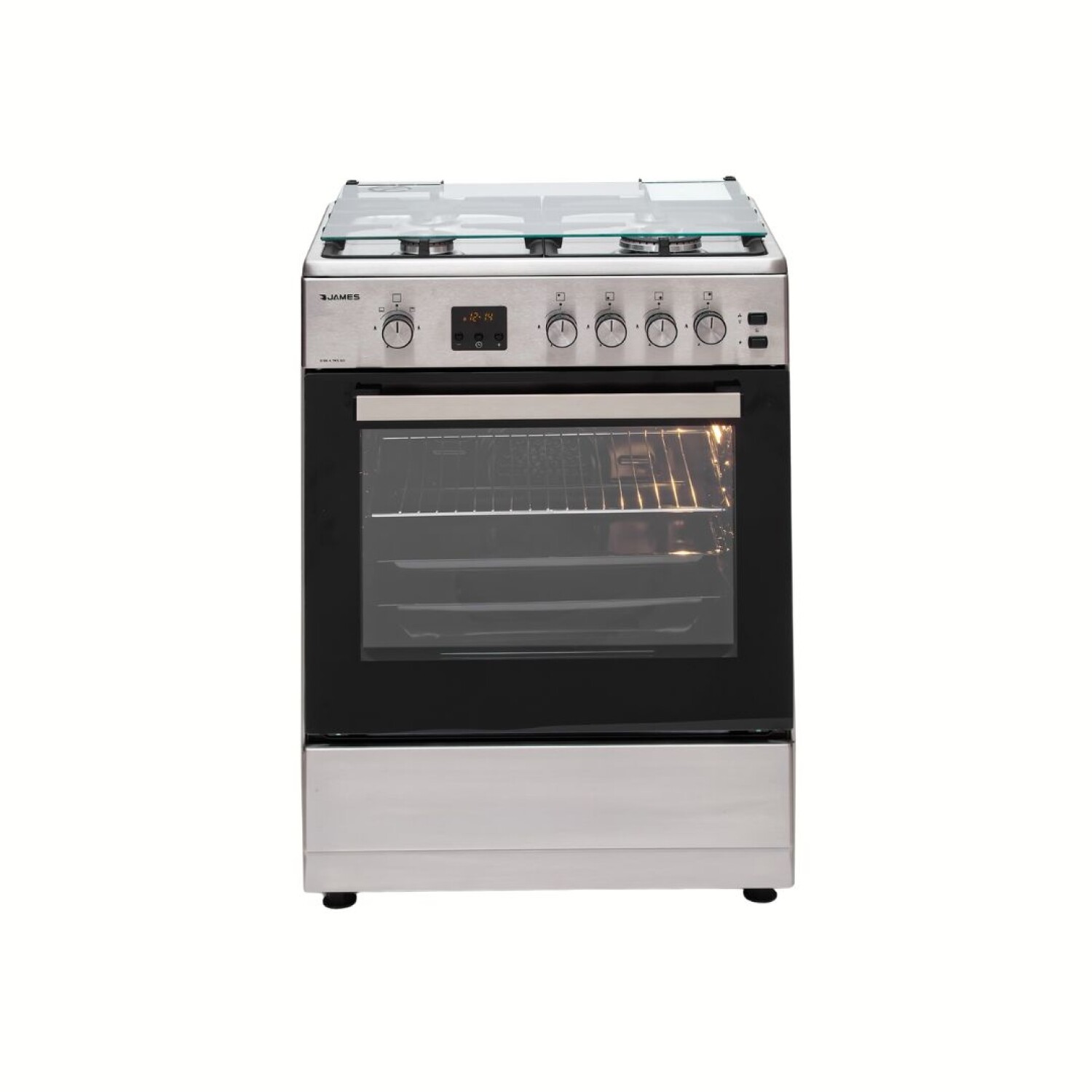 Cocina A Gas con Grill Inox - Modelo C- 26A TKS G3 - James — Rustico Hogar
