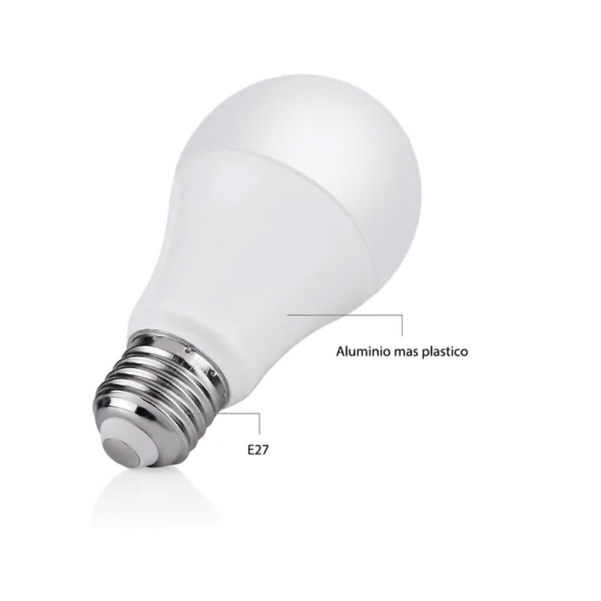 Lámpara LED A60 18W Luz Fría — Unilux