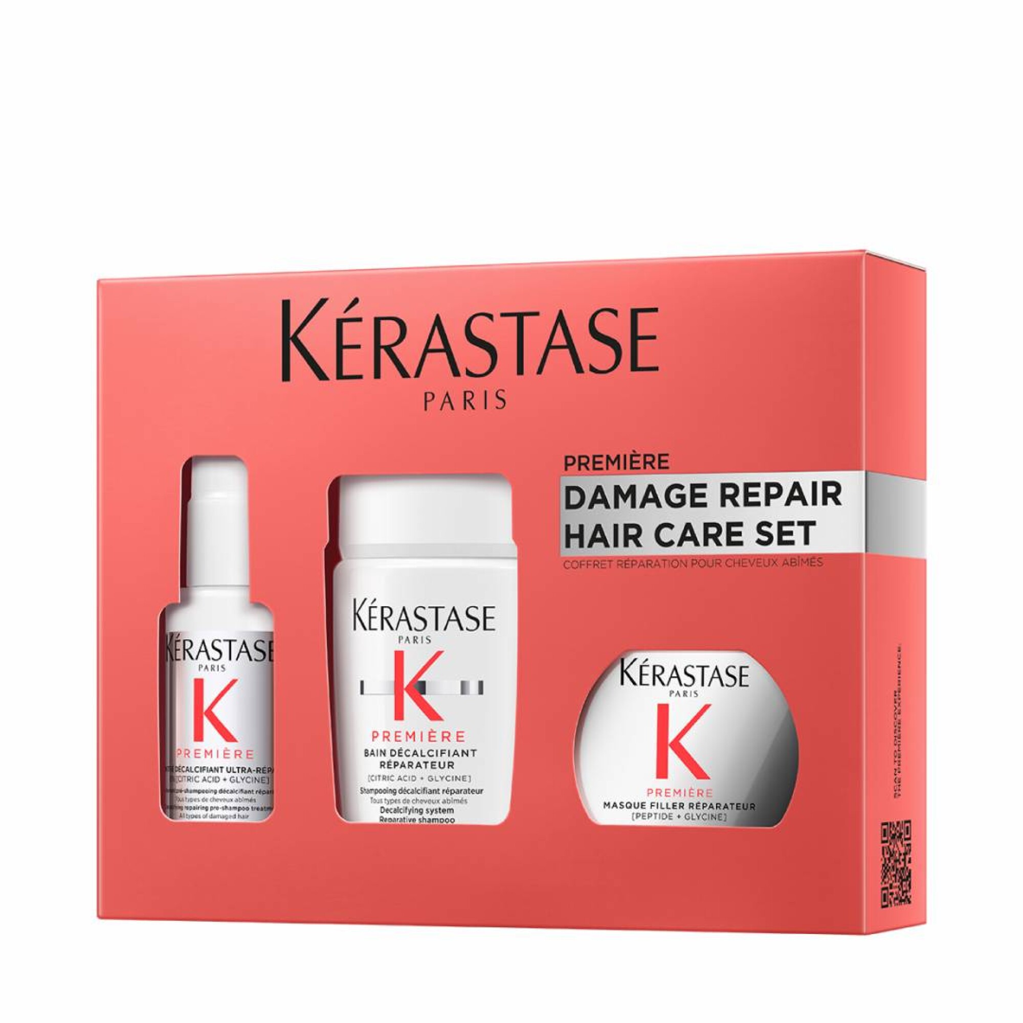 Cofre Kerastase Premiere Discovery Set Pre Shampoo 45 ml + Shampoo 80 ...
