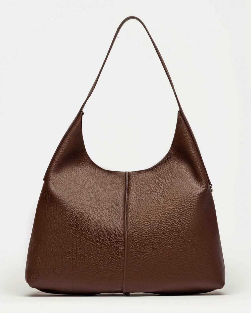 Bolso Tanner en cuero graneado - Marron — Prüne