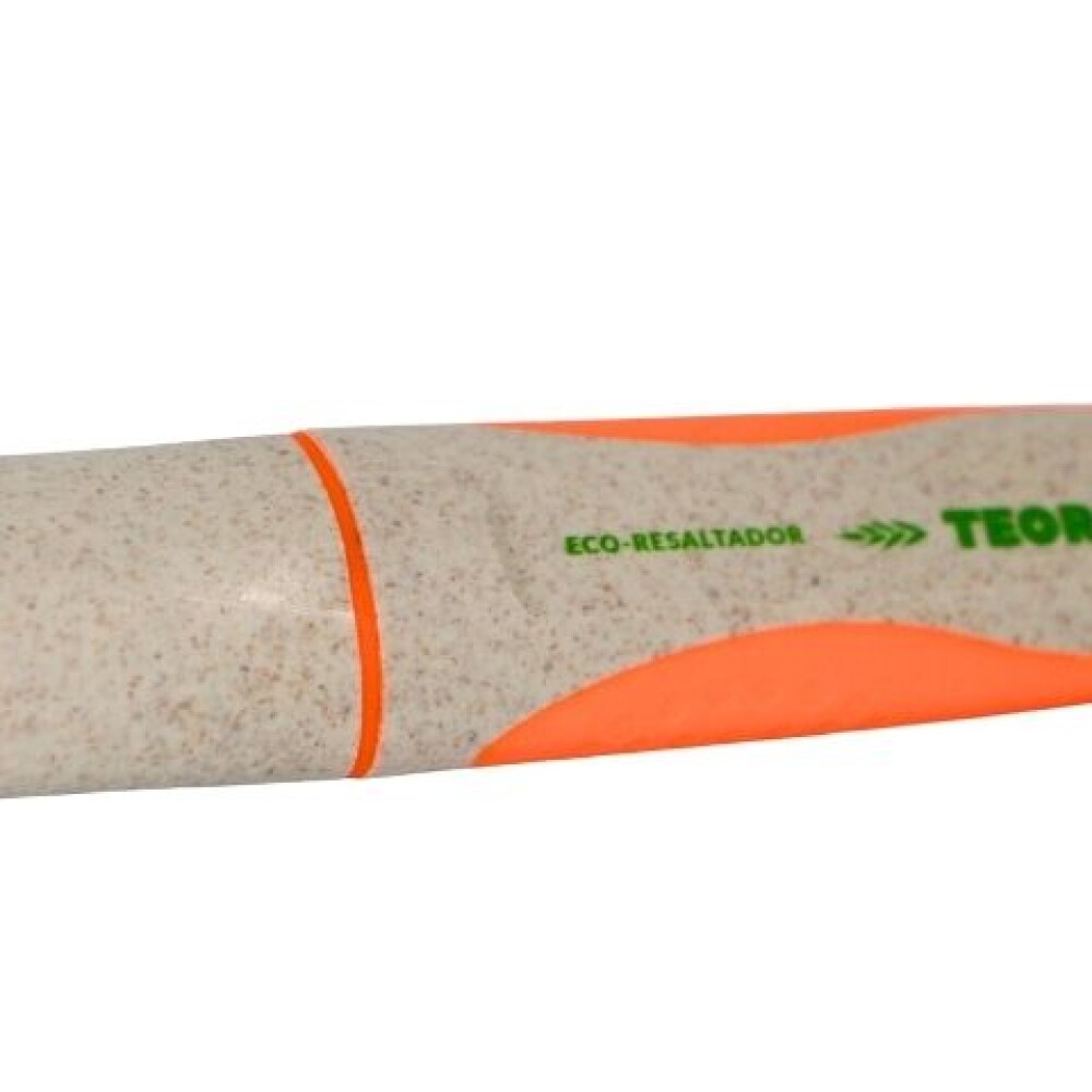 MARCADOR TEORIA FLUO RECICLADO - COLOR ANARANJADO — Alberto Gandulia