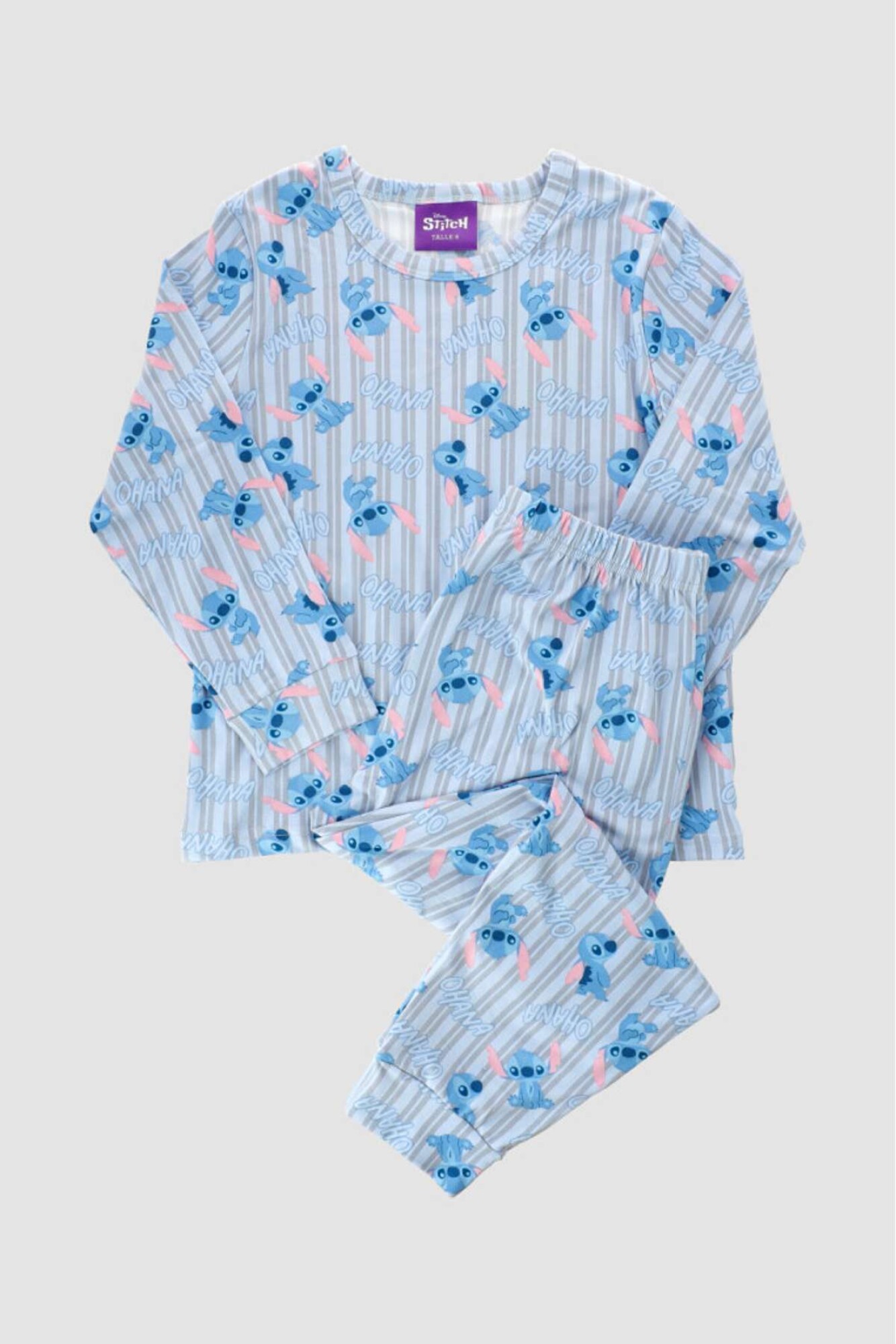 Pijama ohana mini - Celeste — Tienda Soy Santander Pijama ohana mini - Celeste — Tienda Soy Santander