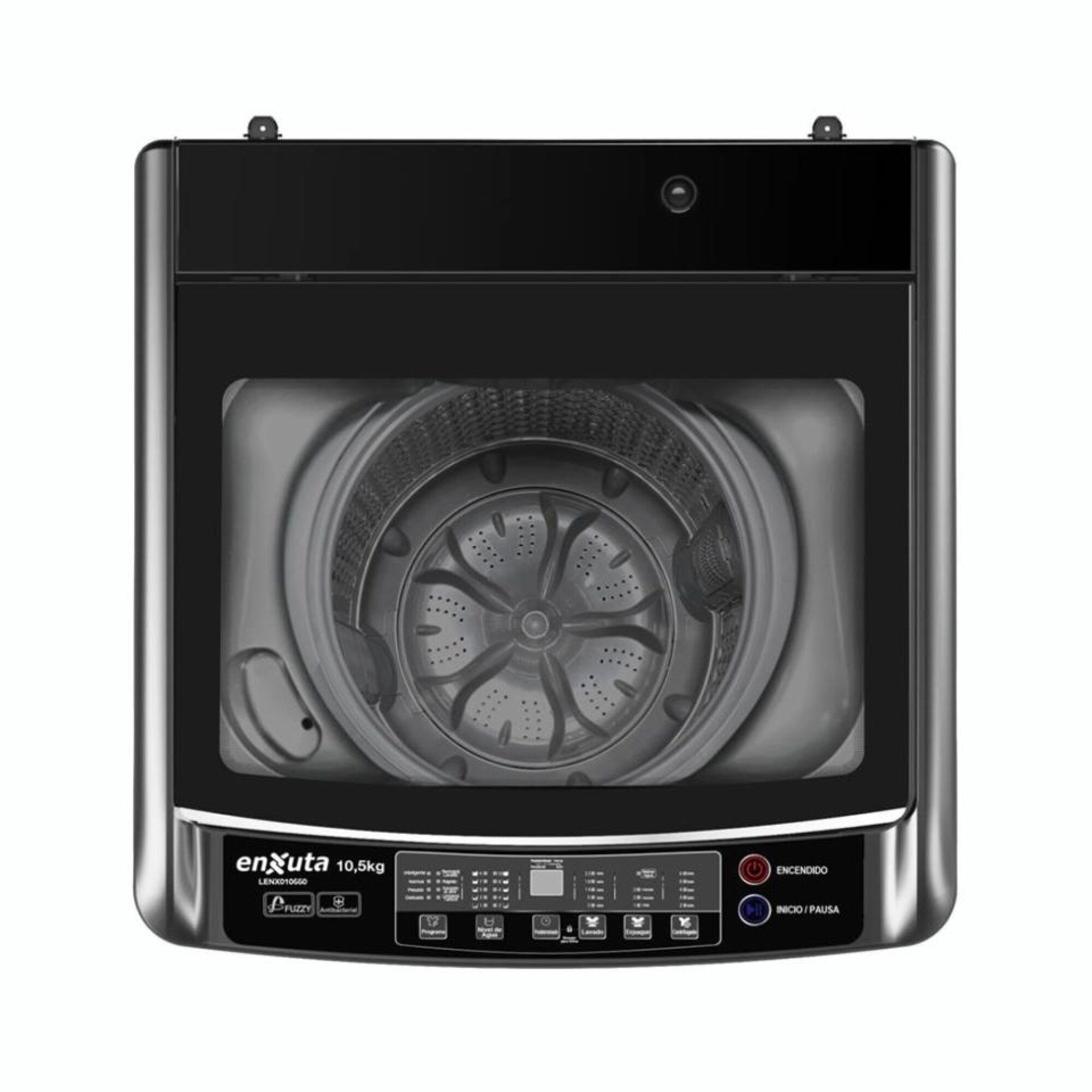 Lavarropas Automático ENXUTA LENX010550 Carga Superior Capacidad 10.5Kg ...