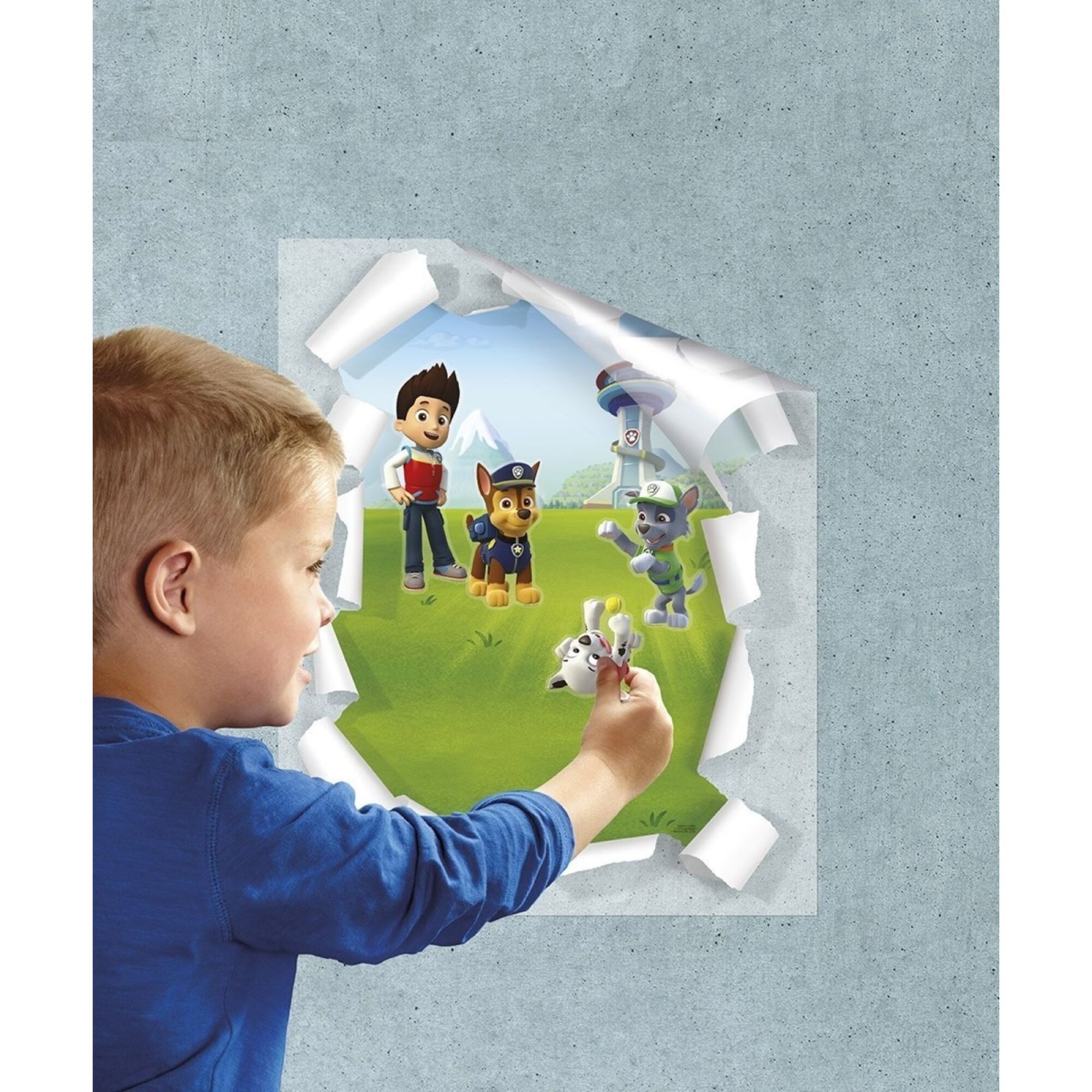 Totum Kit Niños Patrulla Canina Stickers + Póster — Atrix