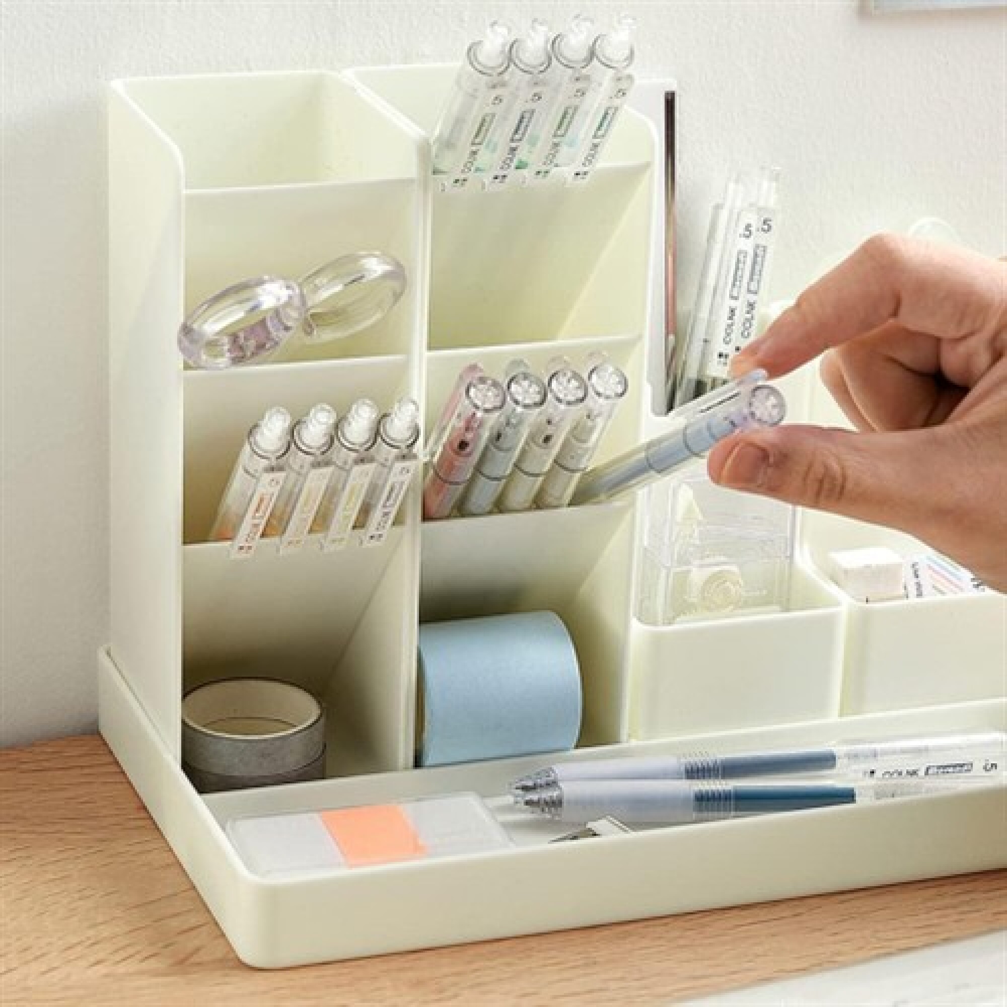 Organizador para útiles múltiples divisiones - Blanco — Mis Petates