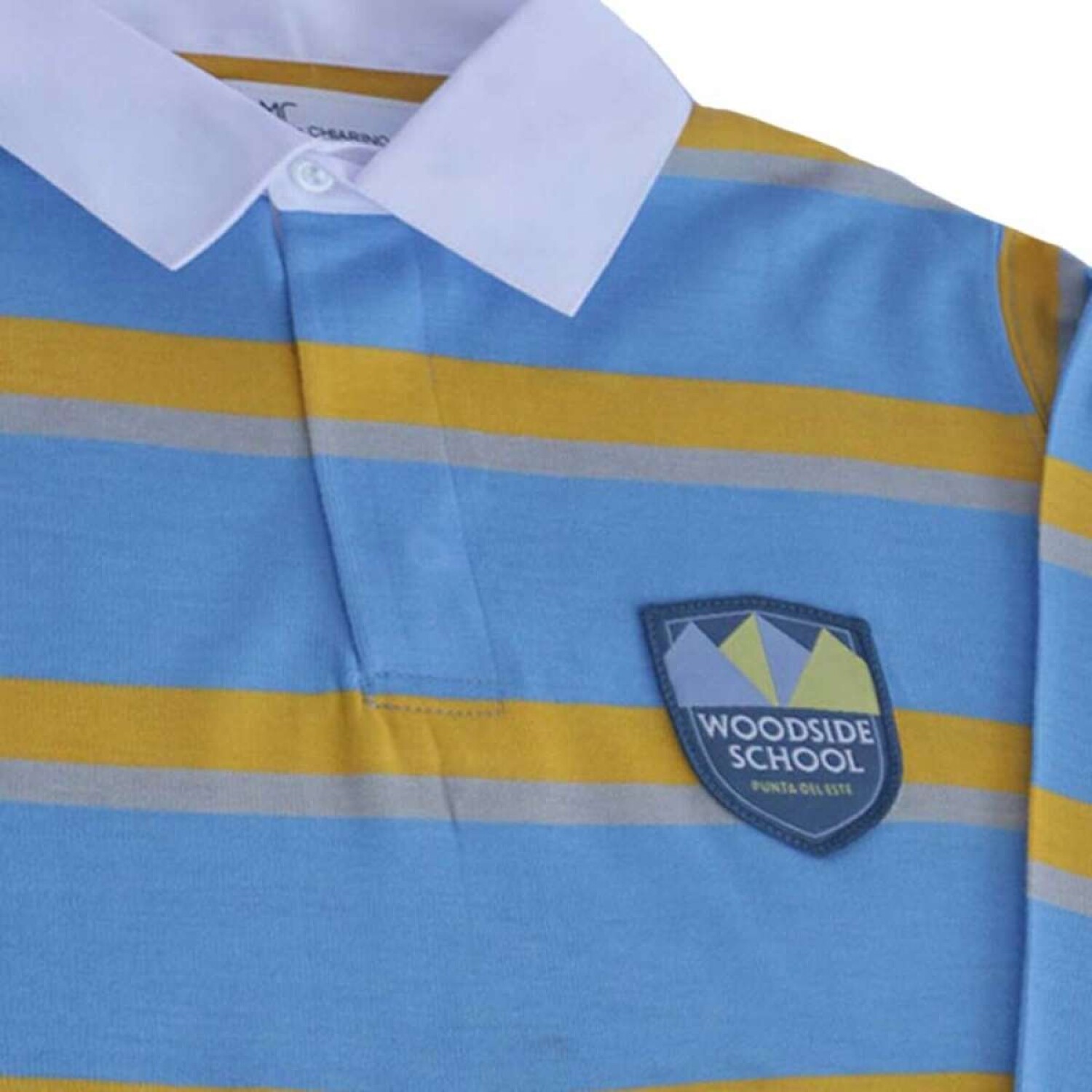 Remera rayada manga larga - Woodside School — Tienda Soy Santander