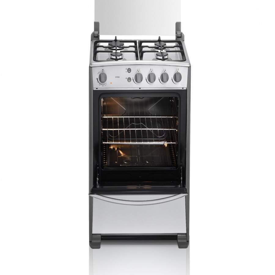 Cocina a Gas 4h 60cm con Grill Eléctrico Indurama Viena — Barraca Europa