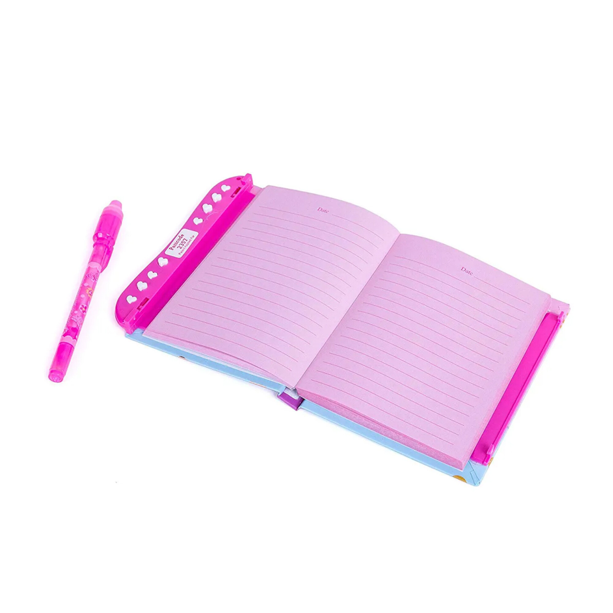 Diario Íntimo Secreto con Código y Lapicera Tinta Invisible - Mariposa ...