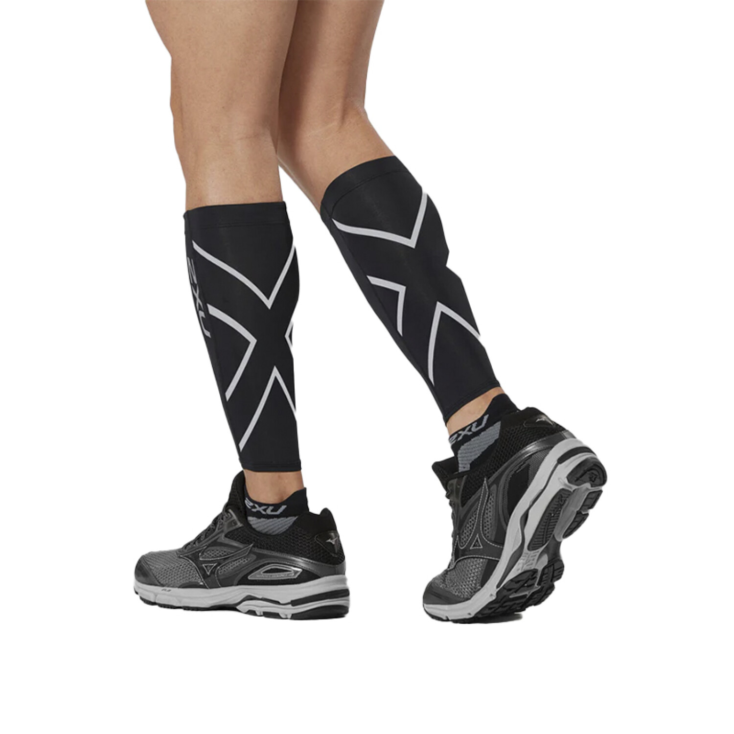 Medias de Compresión 2XU Compression Calf Guards - Negro — Fitpoint