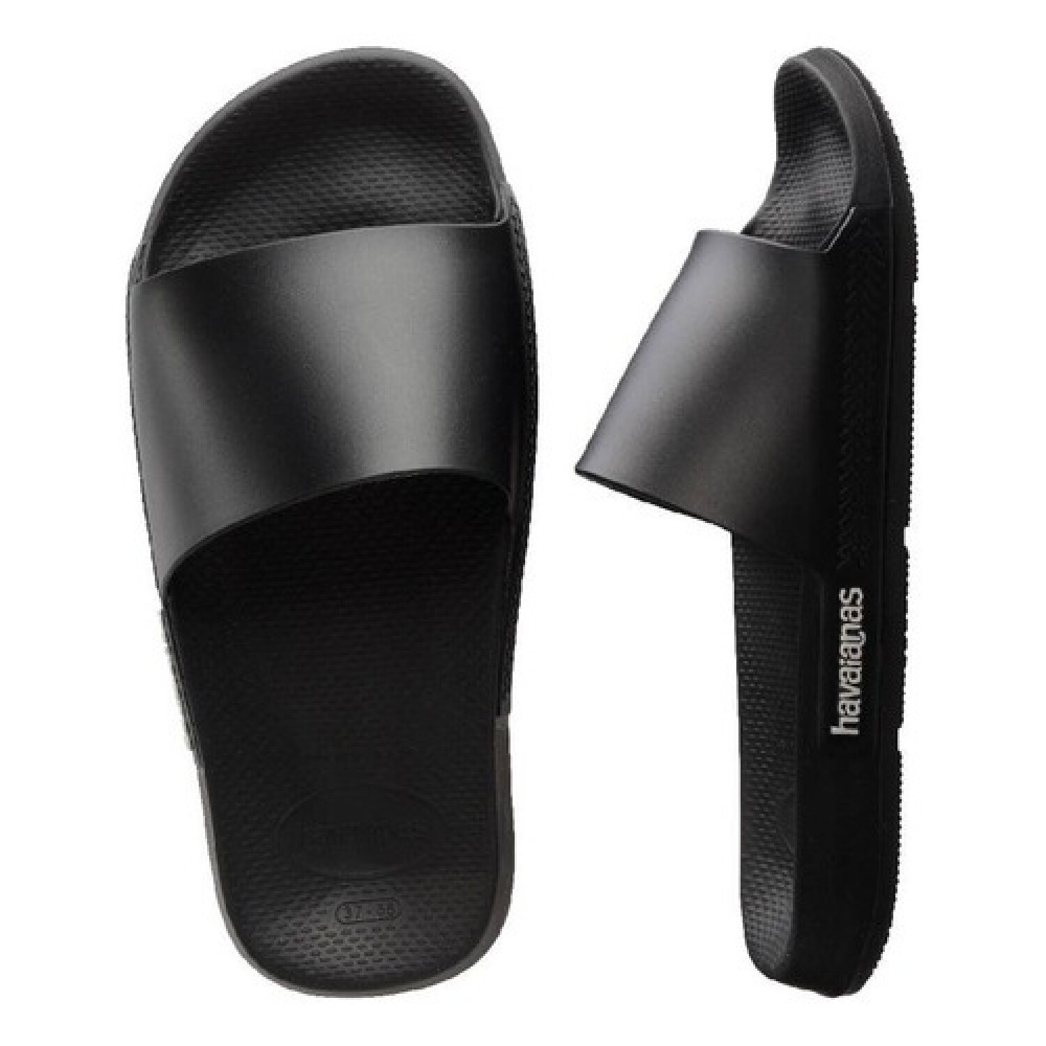 Sandalias ojotas Havaianas Slide Classic Black - Negro — Electroventas