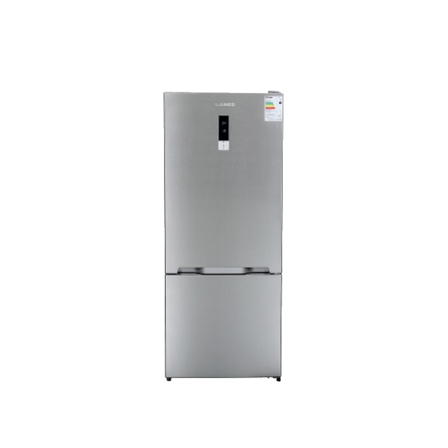 HELADERA JAMES CON FREEZER ABAJO 407 Lts. FRIO SECO. INOX ...
