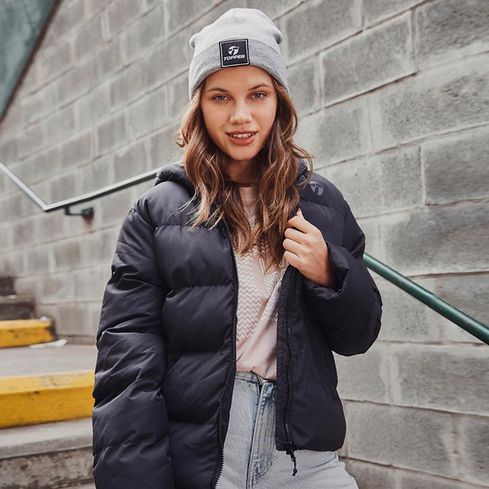 Campera Topper Puffer Inflada Abrigo Impermeable Dama - Negro - II — El ...