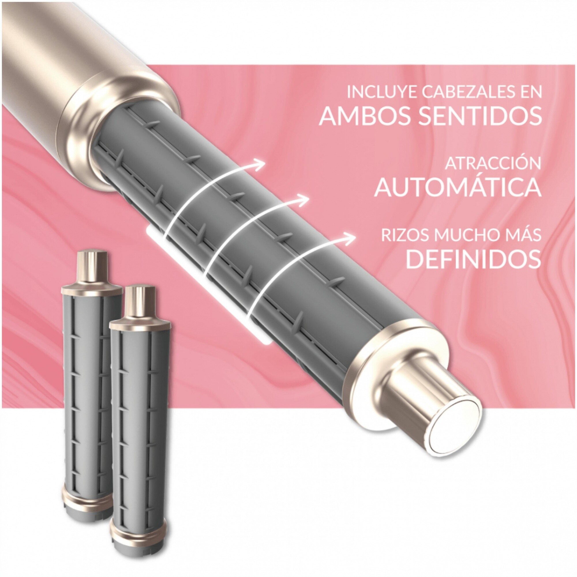 Cepillo Secador Modelador GAMA Uniq Radiant Multistyler 9 En 1 Con ...