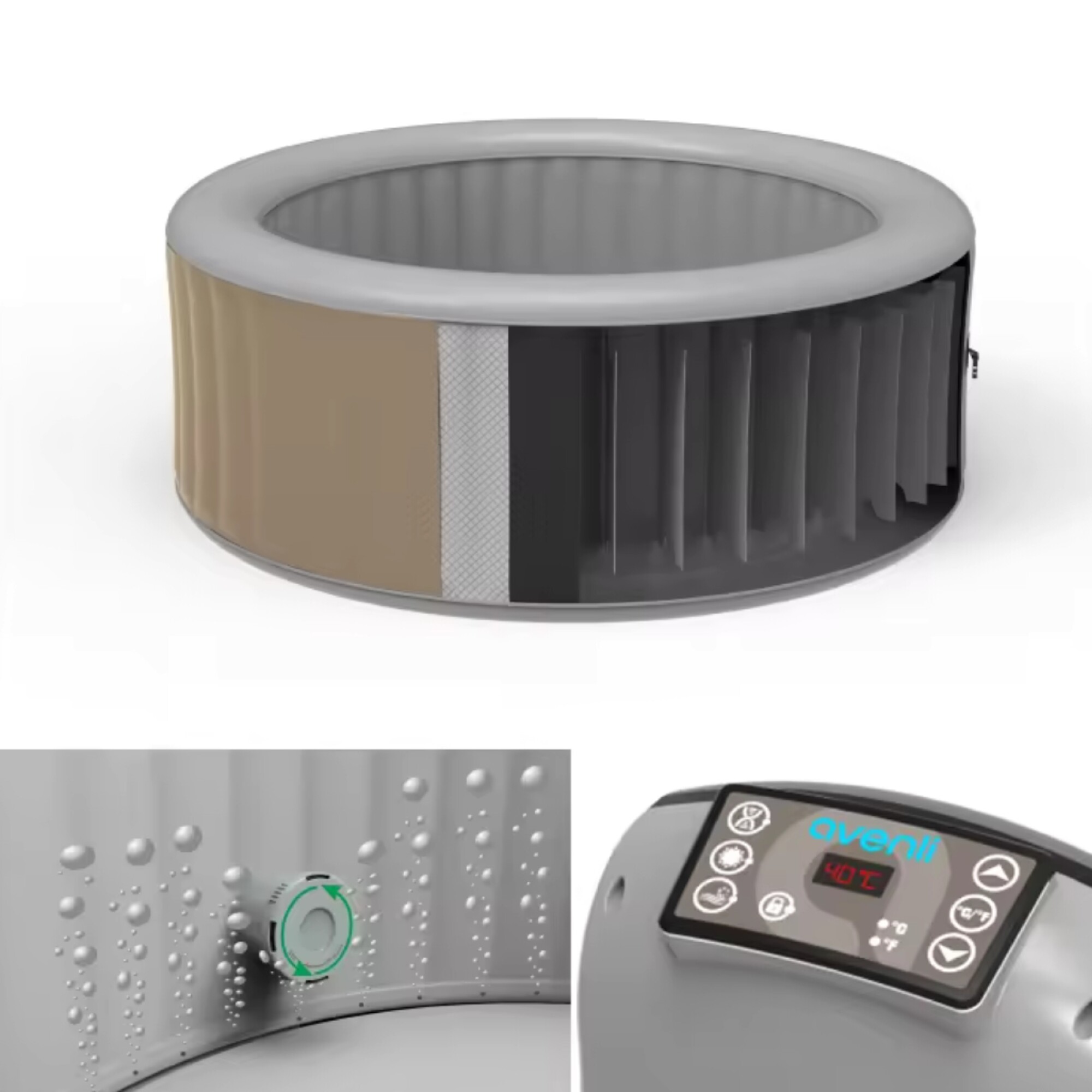 Jacuzzi inflable Wave Atlantic 4 — Aventureros