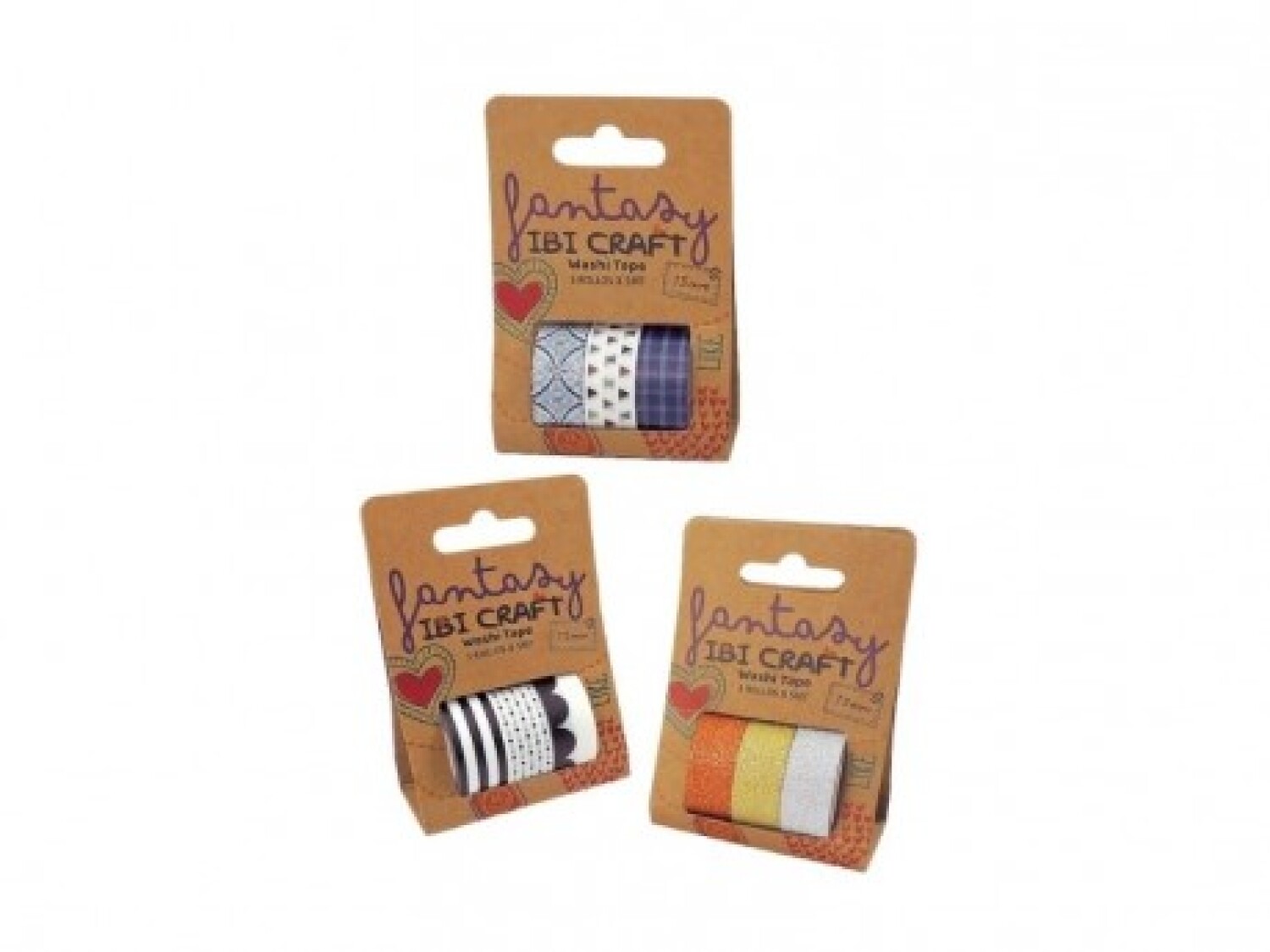 Cinta Ibi Craft decorativa x 3 — Infantozzi